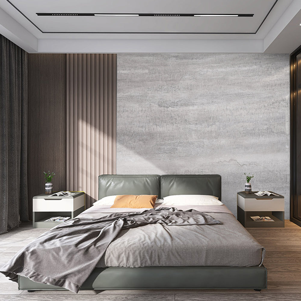 Grey-Brown Stone Marble Pattern Self-Adhesive Wallpaper Sheet-3M×60cm ...